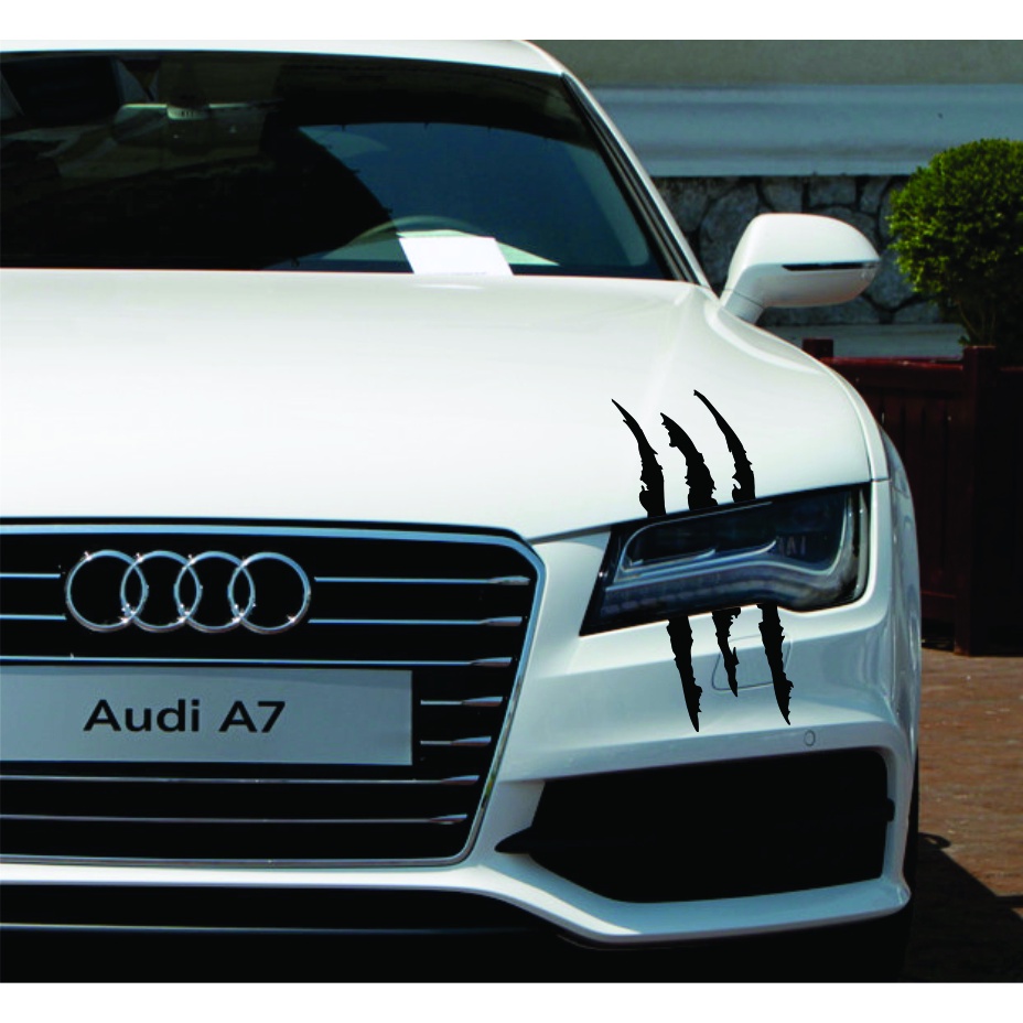 Claw Marks Car Headlight Decal | Shopee Philippines