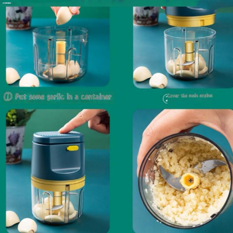 Kitchen cabinet☞ ┇Mini Electric Grinder Mixer Food Garlic Vegetable ...