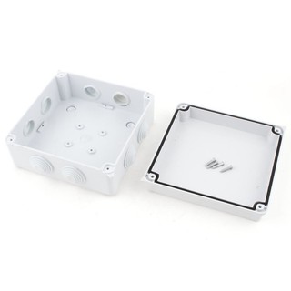 Weatherproof Junction Box (IP65) 100x100x70 CCTV White ABS Plastic Box ...
