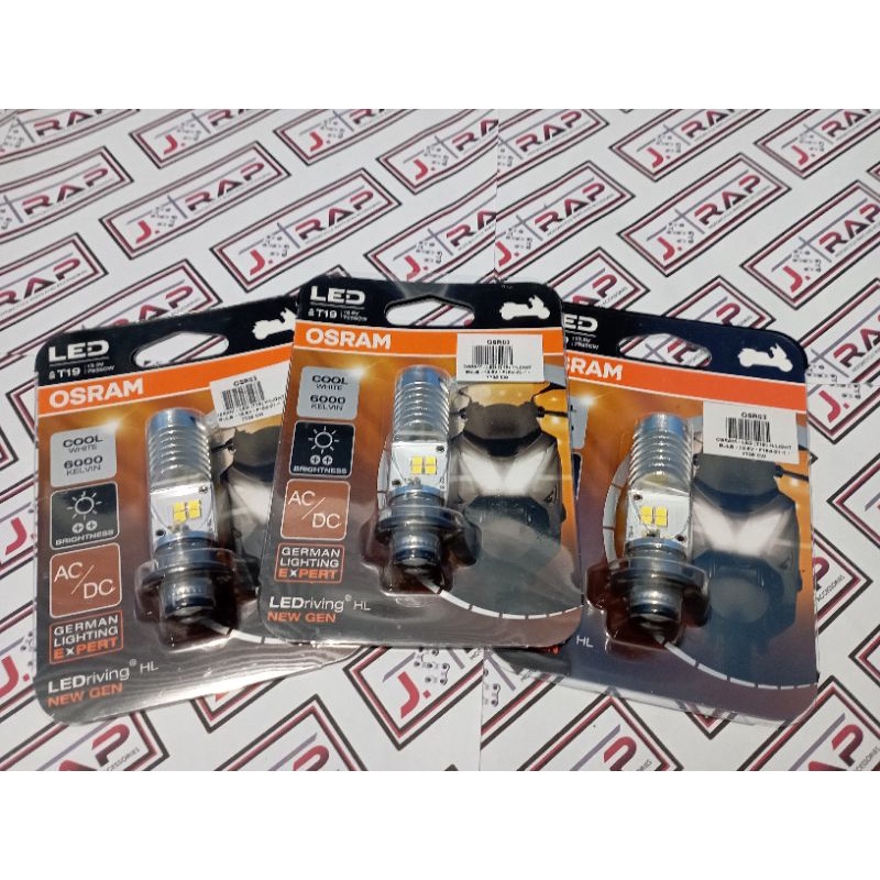 ORIGINAL 100% osram T19 Led headlight [White] 6000 kelvin bright | Shopee Philippines