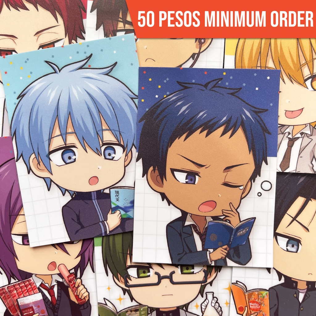 Kuroko no Basuke Anime Sticker Pack (Laminated) | Shopee Philippines