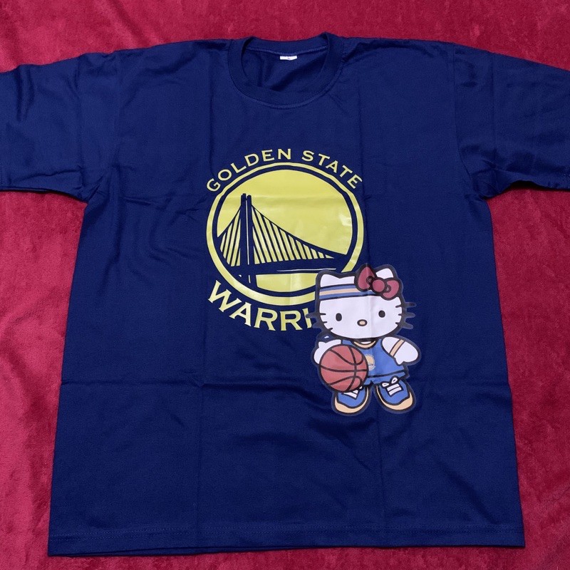 Golden State Warrior Hello Kitty Shirt XL | Shopee Philippines