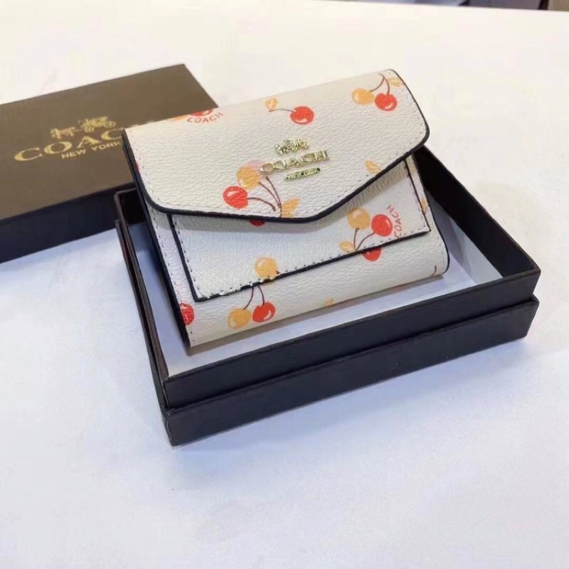 CHERRY COACH WALLET (with box ) | Shopee Philippines