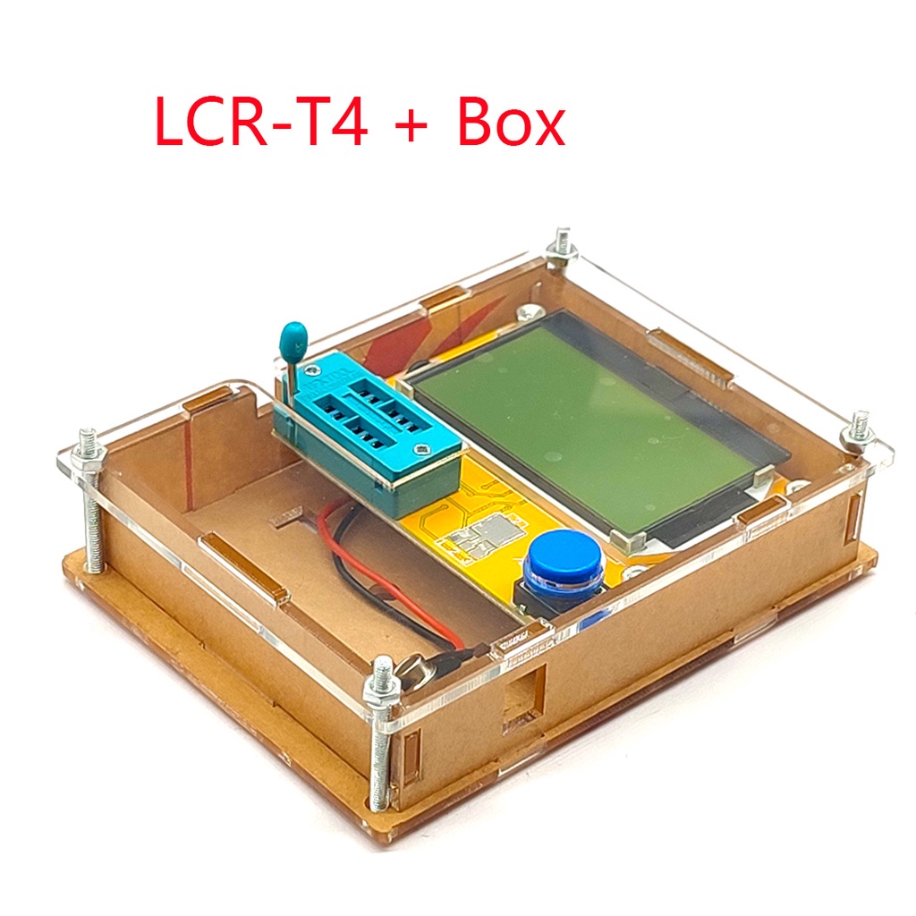 LCR-T4 ESR Meter Mega328 Transistor Tester Digital ESR-T4 Diode Triode ...