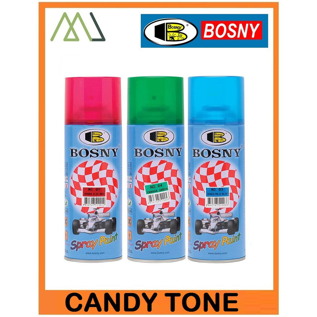 BOSNY Candy Tone Spray Paint | Shopee Philippines