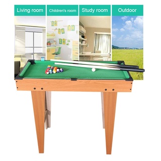 Mini billiard table for Kids wooden with tall feet pool table set taco ...