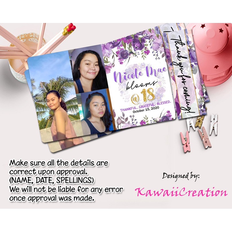 debut ref magnet (18th birthday souvenir) | Shopee Philippines