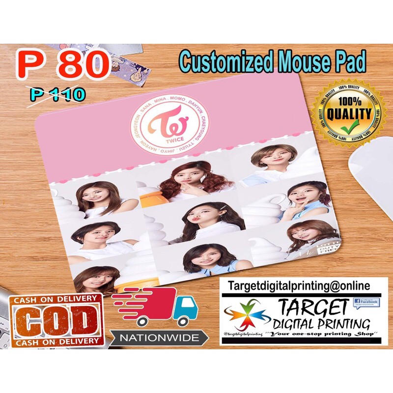 TWICE | One More Time | Customized Mouse Pad I Twice | Shopee Philippines