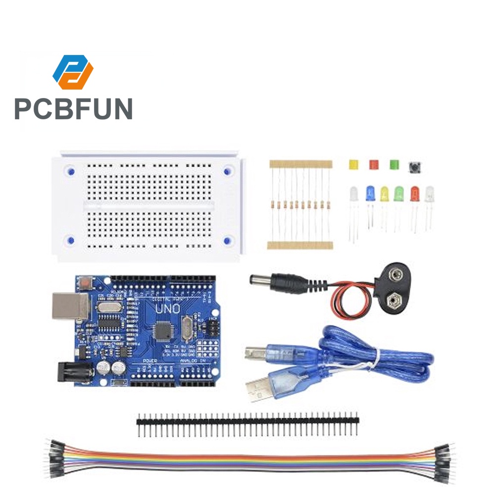 Pcbfun Atmega328p Breadboard Compatible Microcontroller For Arduino R3 4890