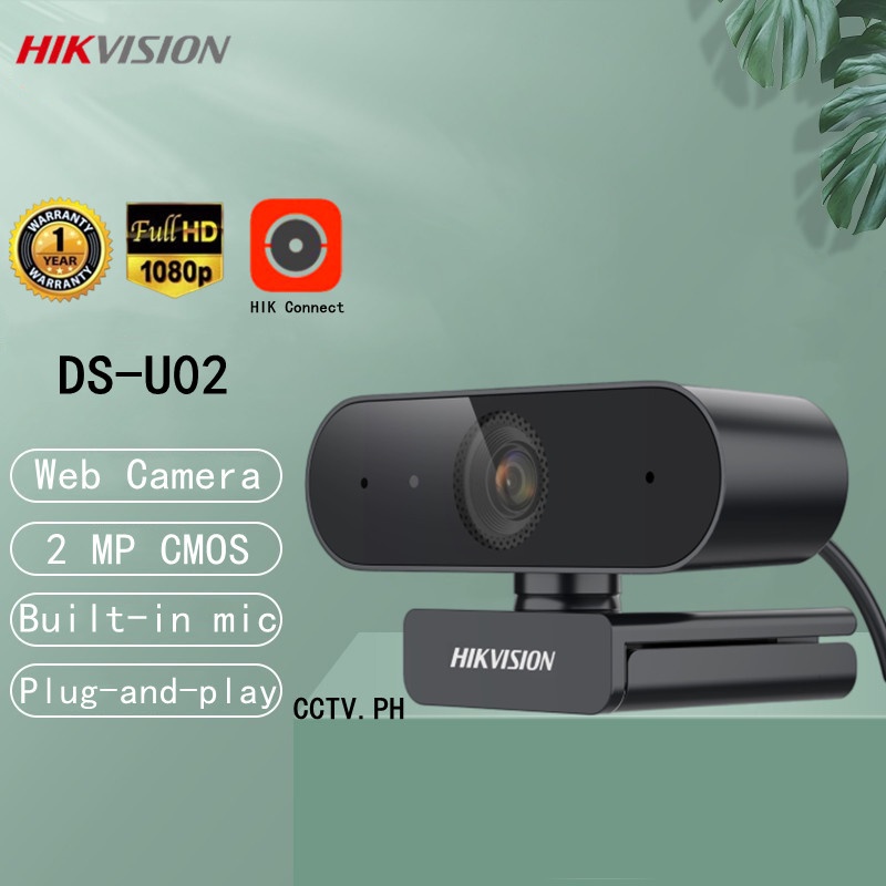 HIKVISION 2MP HD USB Webcam with High Quality Imaging, MIC, Auto Focus ...