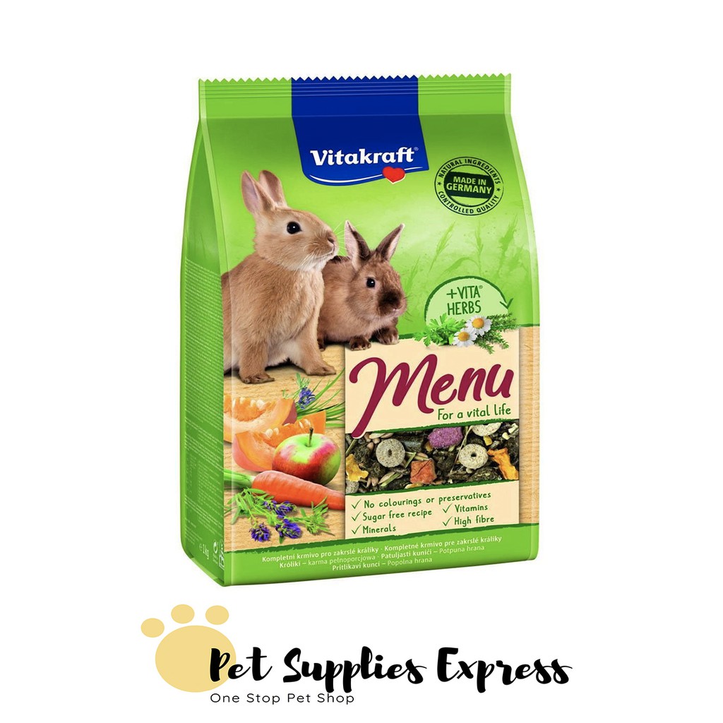 Vitakraft Menu Rabbit Food 1kg | Shopee Philippines