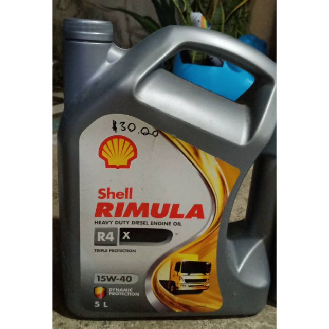 Shell Rimula Heavy Duty Diesel Engine Oil R4 15W-40 LEGIT SELLER ...