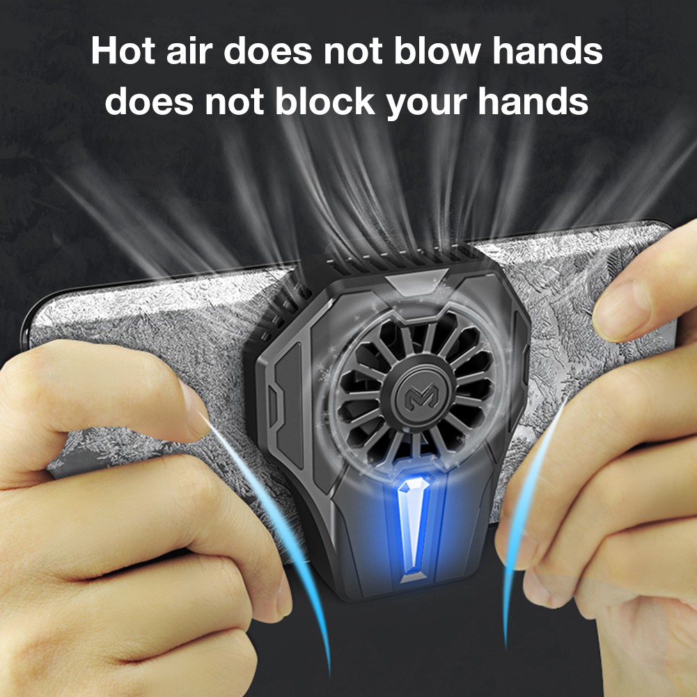 MEMO Mobile Phone Radiator Cold Wind Handle Fan DL01 PUGB Phone Cooler ...