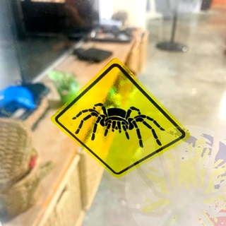 Warning Sign Decal | Waterproof | Tarantula & Scorpion Warning Sign ...
