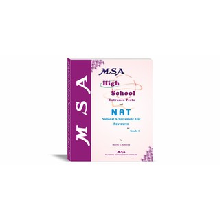 MSA Philippine Science High School Entrance Test Reviewer (7 books ...