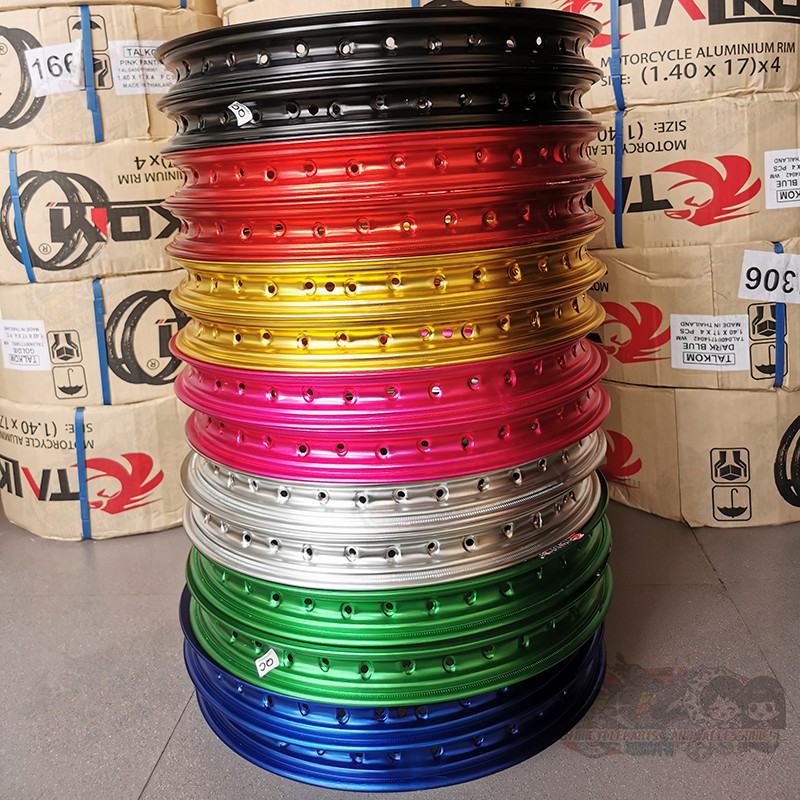LJ Motorcycle alloy rim set 1.4x17 made In thailand pair(TAIKOM ...