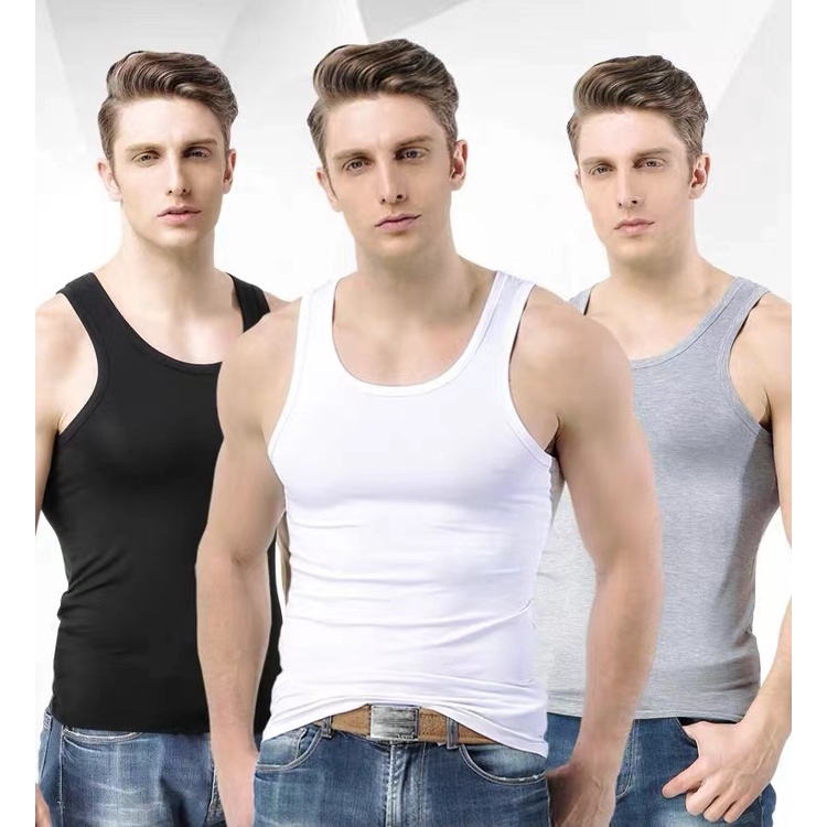 LF#Brute Men's Sando Racer Back Sando tTanks | Shopee Philippines