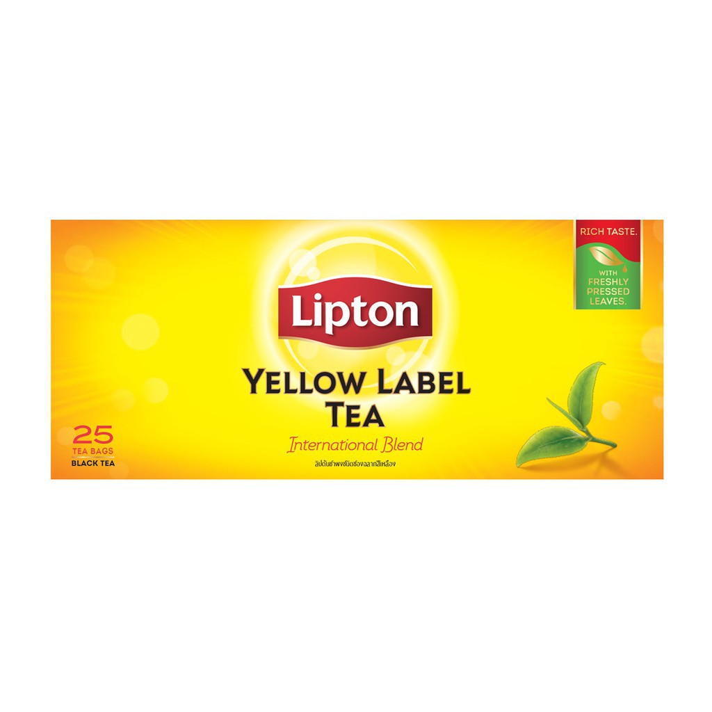 Lipton Yellow Label Tea 25 Tea Bags 2g | Shopee Philippines
