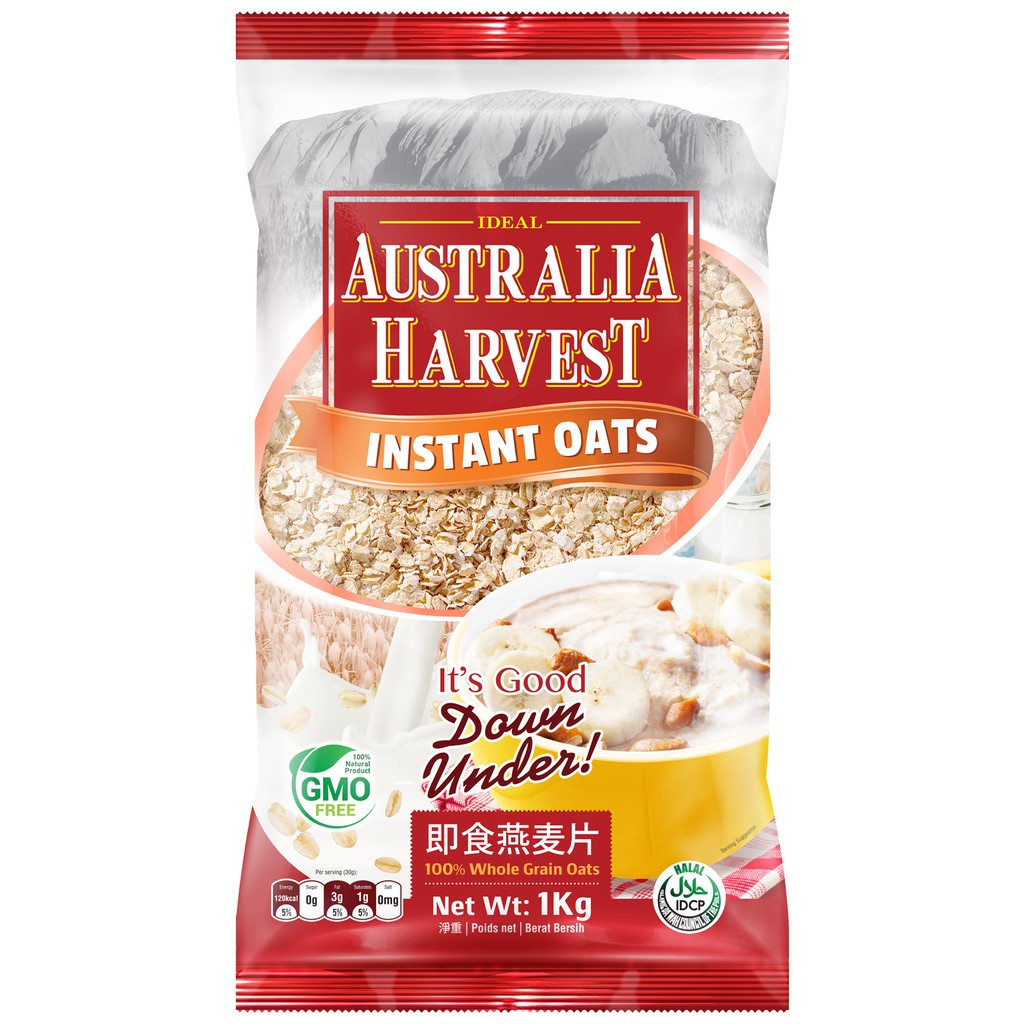Australia Harvest Instant Oats 1Kg | Shopee Philippines