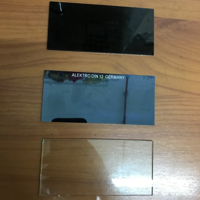 welding glass lens dark glass(no.10,no.12) and clear glass no.10(sold ...