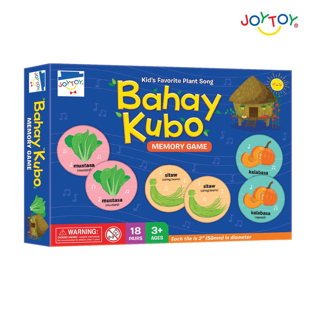 JOYTOY Bahay Kubo Memory Game | Shopee Philippines