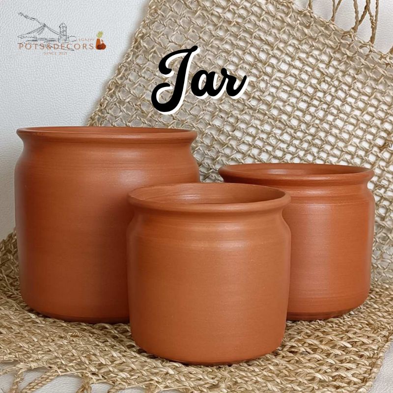 Terracotta pot smooth finish JAR POT (4x4 ) (5x5 ) | Shopee Philippines