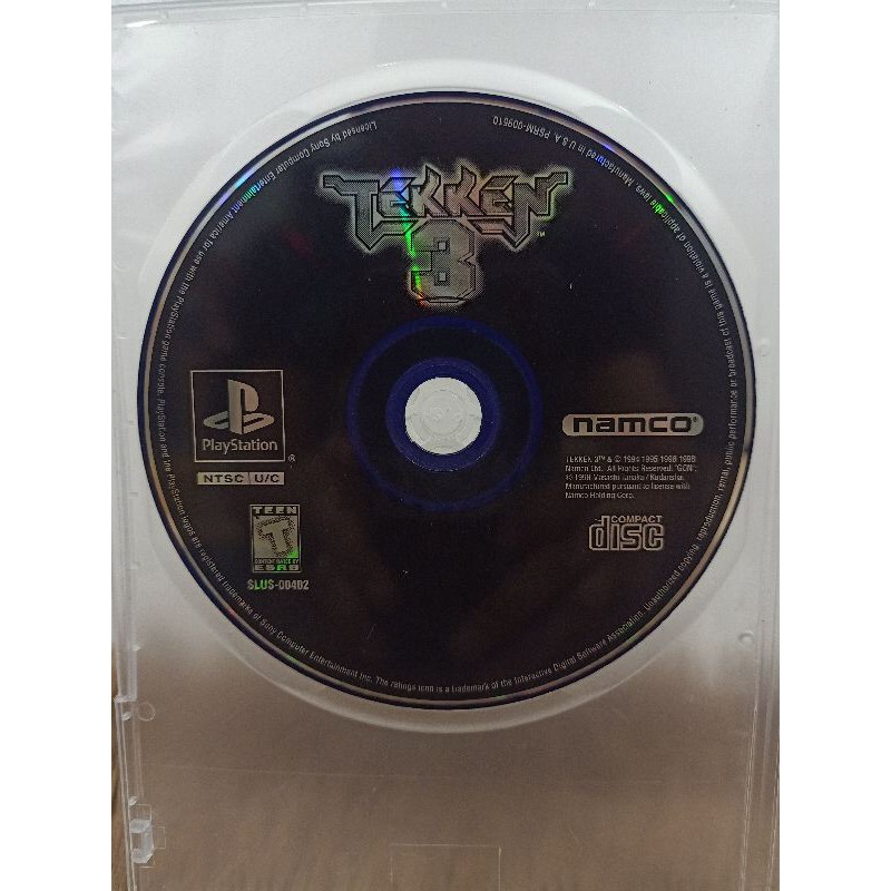 PS1 Tekken 3 NTSC U/C (Disc Only) | Shopee Philippines