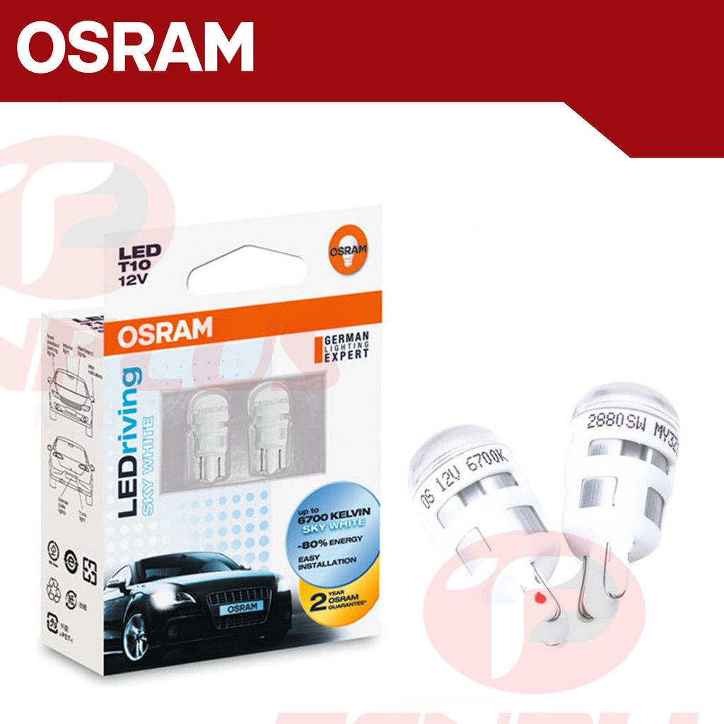 Osram Led T10 2880 Skywhite 12V | Shopee Philippines