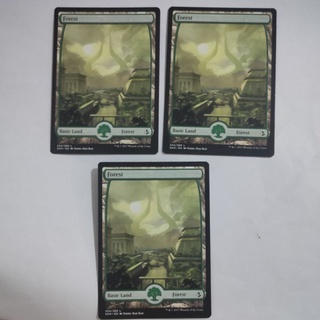 MTG Card FOREST BFZ ZEN AKH HOU Full Art Textless Basic Land Magic the ...