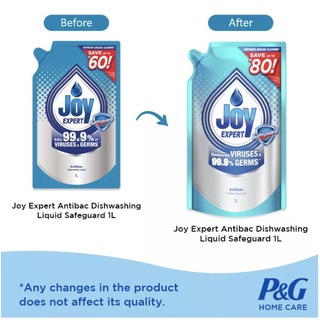 Joy Expert Antibac with power of Safeguard Diswashing Liquid 1Liter ...