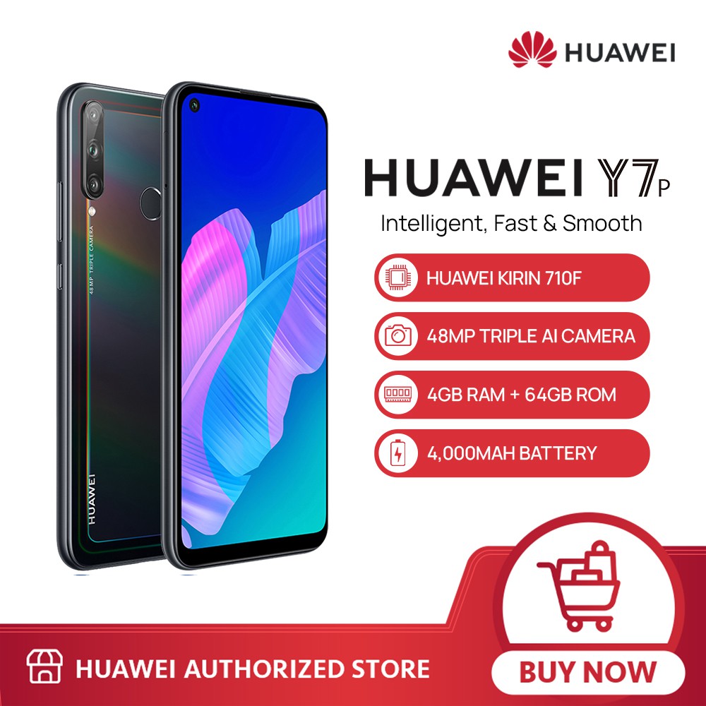 Huawei Y7P Smartphone | 4GB RAM+64GB ROM | Kirin 710F | 4000mAh Battery ...