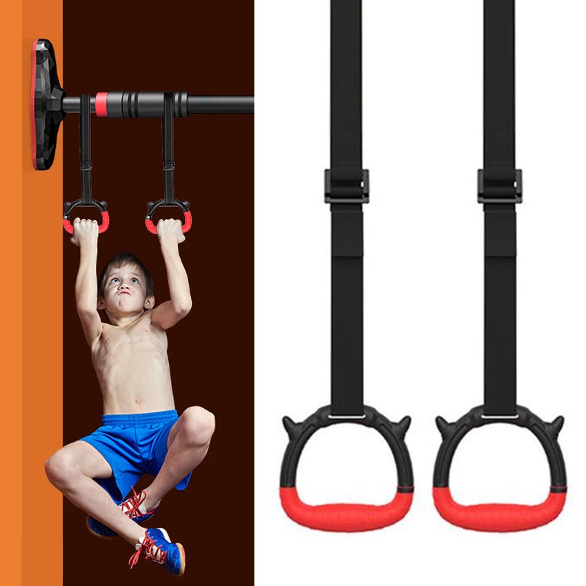 Adjustable Gymnastic Rings For kids Fitness Exercise Pull up Rings ...