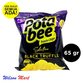 Potabee Selection Black Truffle Potato Chips 65 Gram | Shopee Philippines