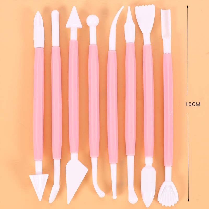 8pcs Cake Sculpting Fondant Tools Carving Kraft Sugarcraft | Shopee ...