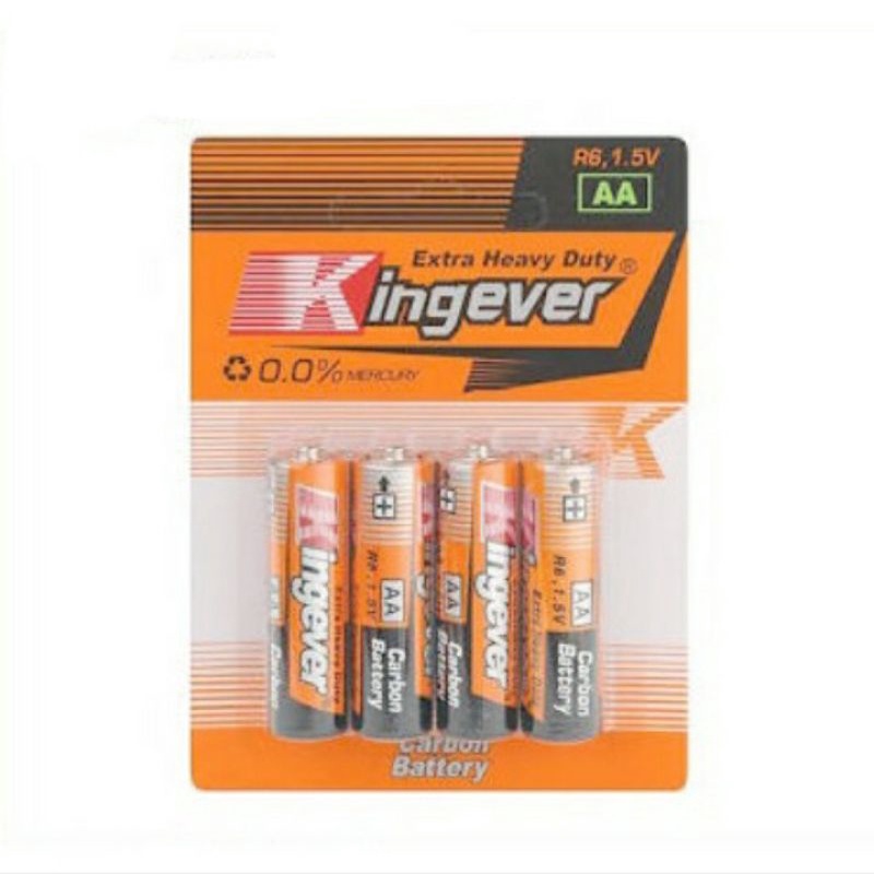 Kingever Battery AAA/AA (1pack = 4 pcs) | Shopee Philippines