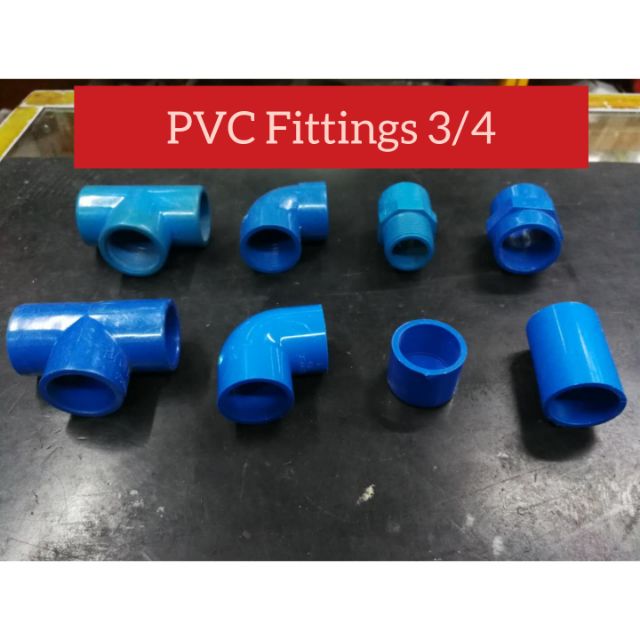 PVC Blue Fittings 3/4 | Shopee Philippines