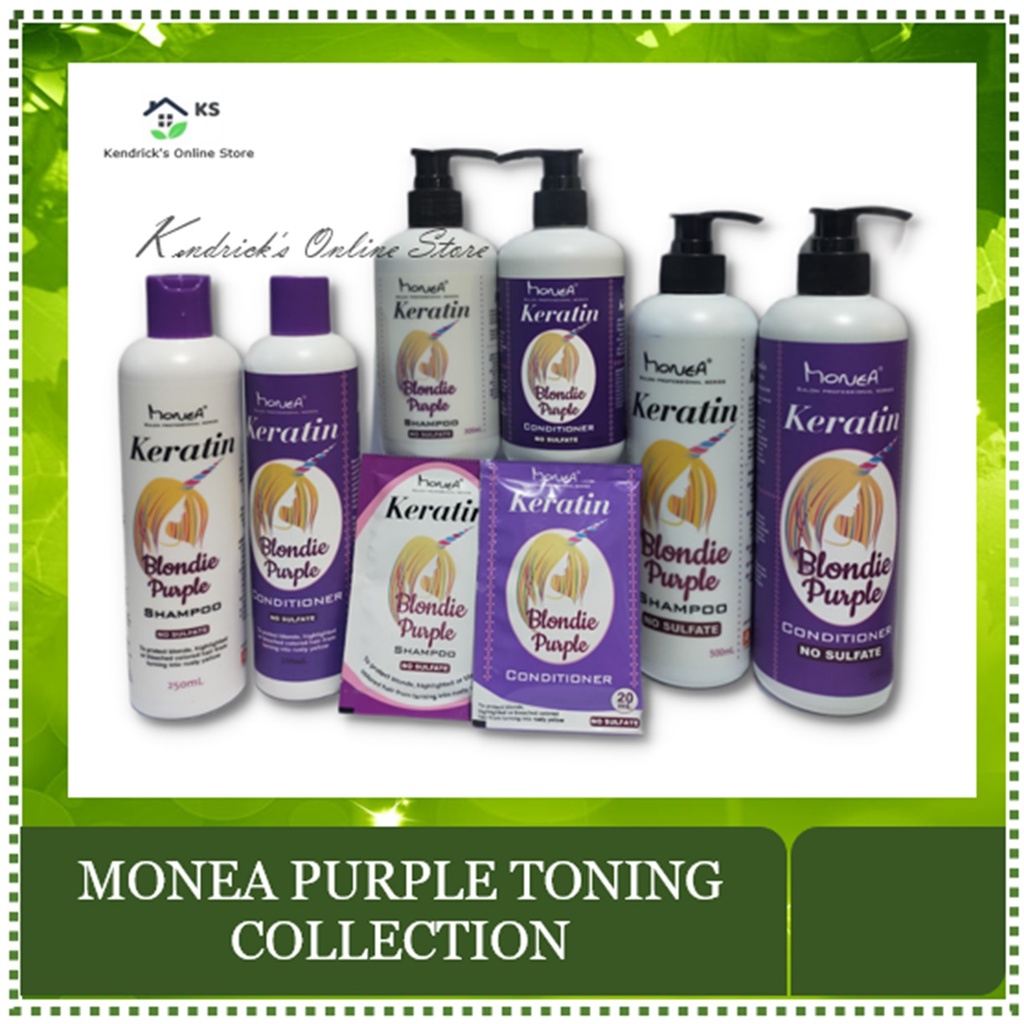Monea Purple/Silver Toning Shampoo and Conditioner Set Collection ...