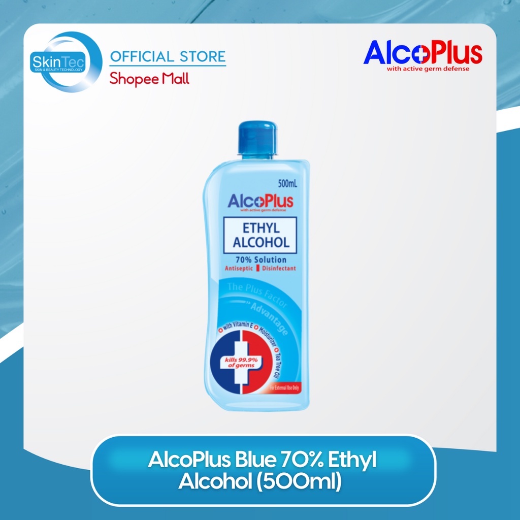 Alcoplus Blue 70% Ethyl Alcohol (500ml) | Shopee Philippines