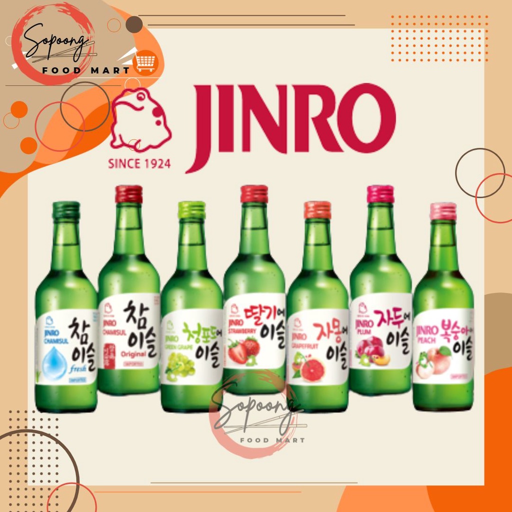 JINRO Korean Flavored Drink 360ml | Shopee Philippines