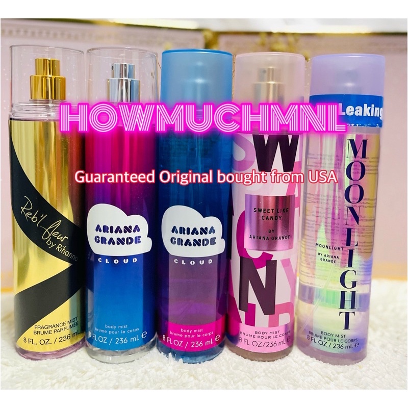 ARIANA GRANDE BODY MIST COLLECTION | Shopee Philippines