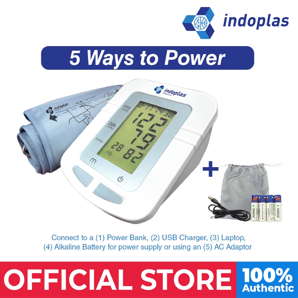 Indoplas USB Powered Automatic Blood Pressure Monitor BP105 - Buy1Take1 ...