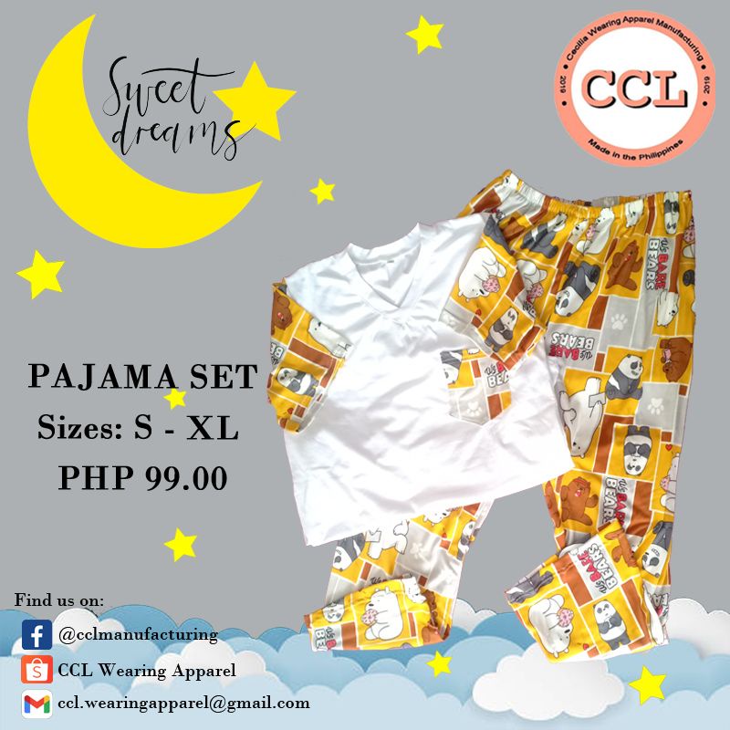 Pajama Set ( small to large ) | Shopee Philippines