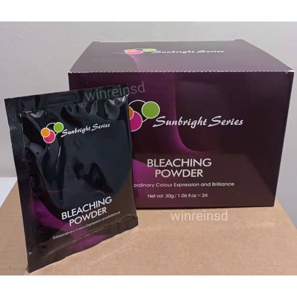 Sunbright Series Bleachong Powder Bleach Powder 30grams | Shopee ...