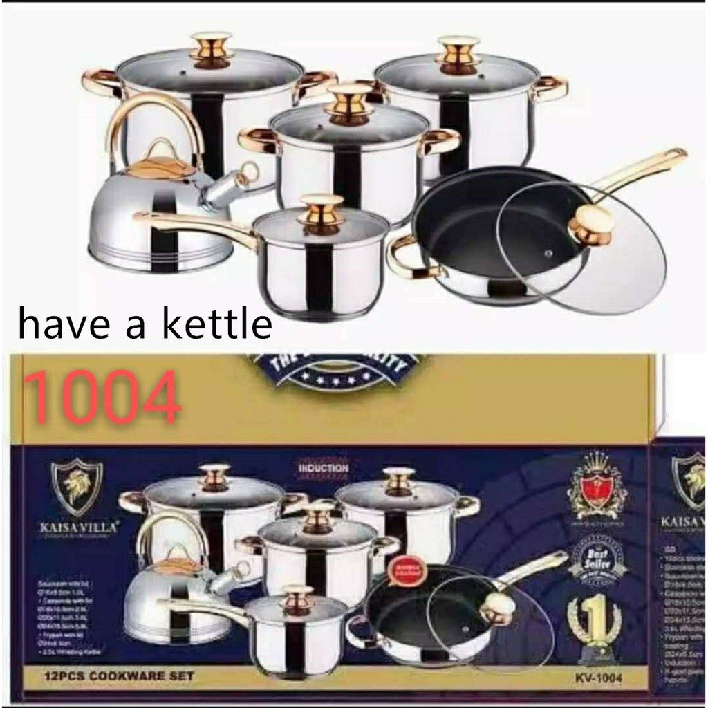Kaisa Villa one set Nonstick Cookware Set (100% original KAISA VILLA ...