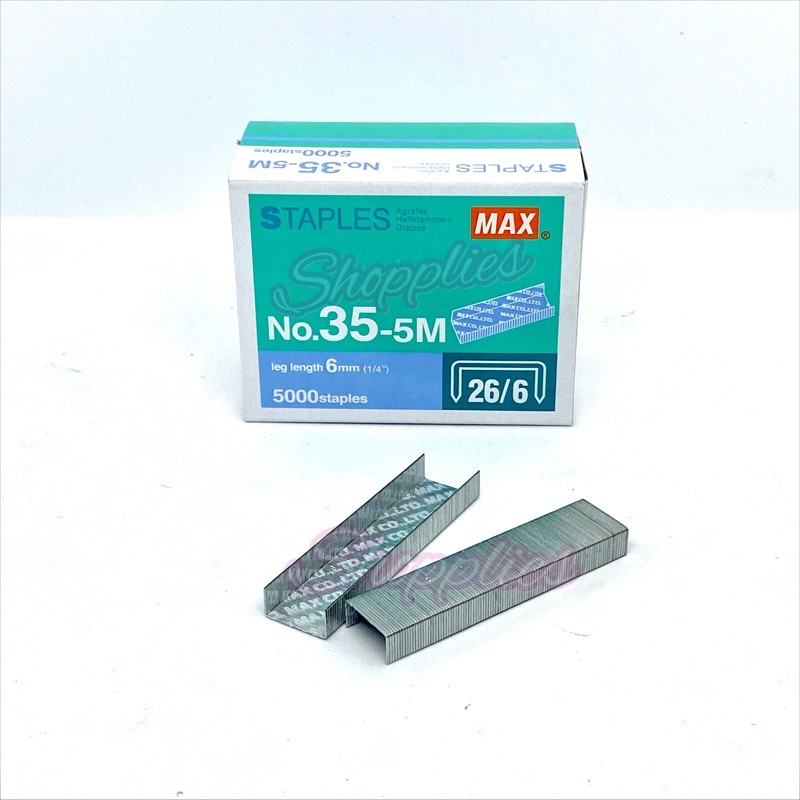 Max Staple Wire No 35 5000 staples ORIGINAL | Shopee Philippines