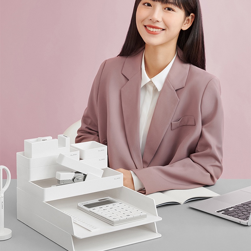 Nusign by Deli Desktop Organizer File Document Paper Tray Storage ...