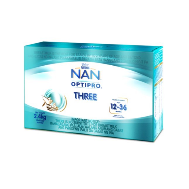 NAN OptiPro Three Milk Supplement For Children 1-3 Years Old 2.4kg ...
