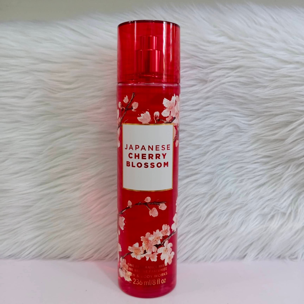 ORIGINAL Bath and Body Works Japanese Cherry Blossom Fragrance Mist 8 fl oz / 236 mL (CA and US ...