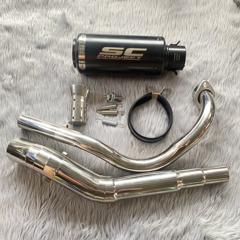 Sc Project Full System Exhaust for Yamaha Sniper 150 | Shopee Philippines