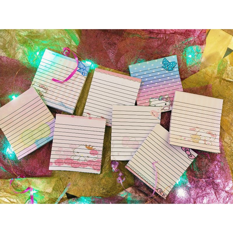 hello kitty inspired notepad / memopad 50 sheets for school/ home ...